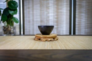 Teacup | Obsidian Black Teacup | Settling Tea