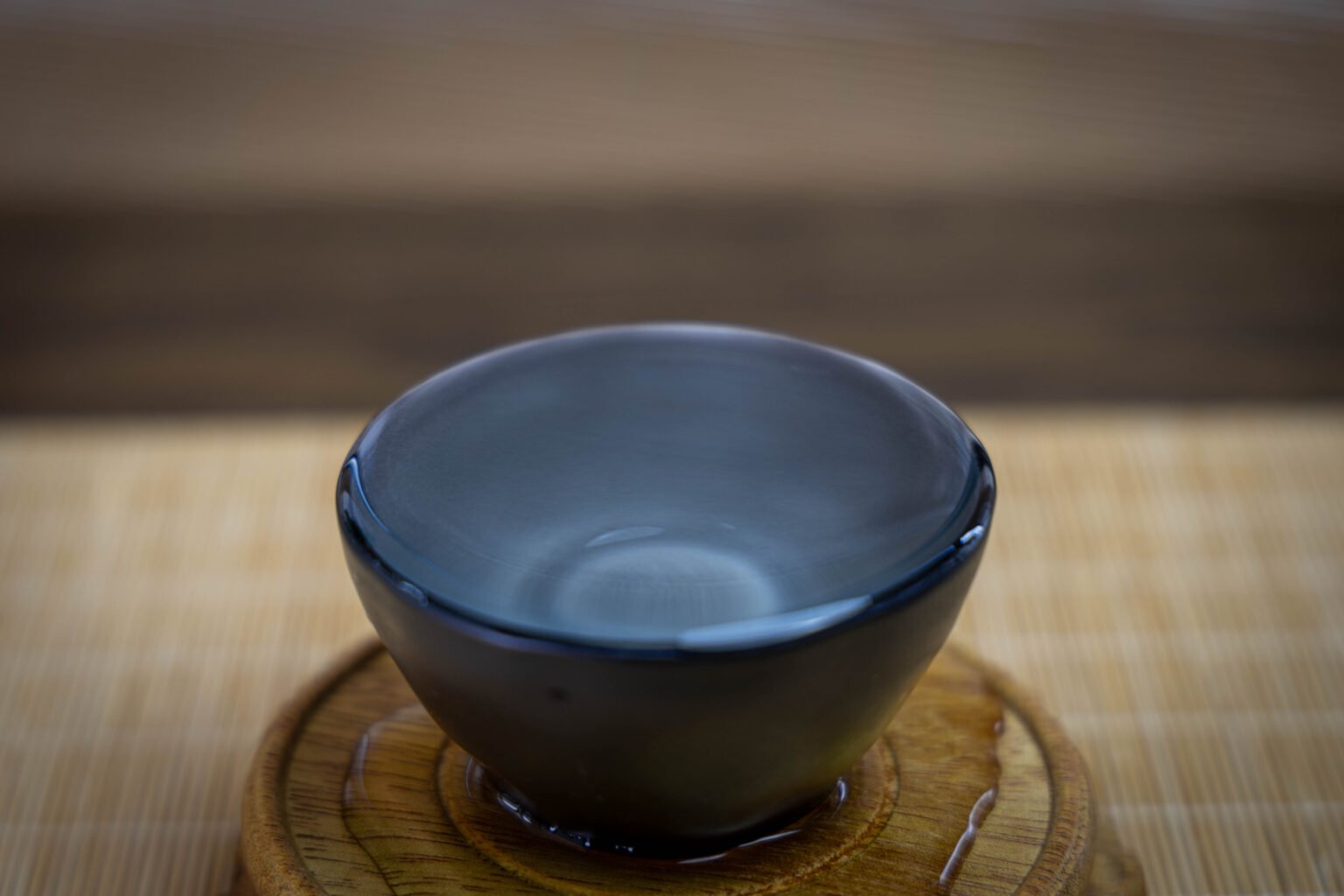 Teacup | Obsidian Black Teacup | Settling Tea